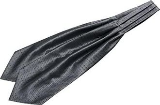 Allegra K Cravate à pois cravate Ascot cravate pour homme cravate de fête formelle Gris Taille unique