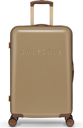 SuitSuit Koffer Gro&szlig; 66 cm - Leicht Hartschalen Reisekoffer mit Rollen - TSA-Schloss - 59 L - Fab Seventies Cuban Sand