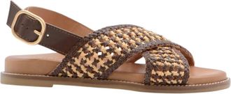 Inuovo Inuovo, Femme, Chaussures, Brun, Taille: 39 EU Sandale H26229