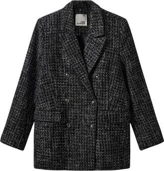 Sofie Schnoor Femme, Vestes, Noir, Taille: 38 FR Tweed Jacket