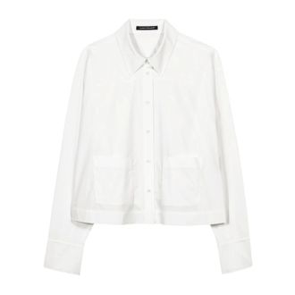 Luisa Cerano Femme, Blouses et Chemises, Blanc, Taille: 36 FR Chemises