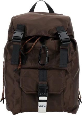 A.P.C. A.p.c., Homme, Sacs, Brun, Taille: ONE Size Trek Backpack