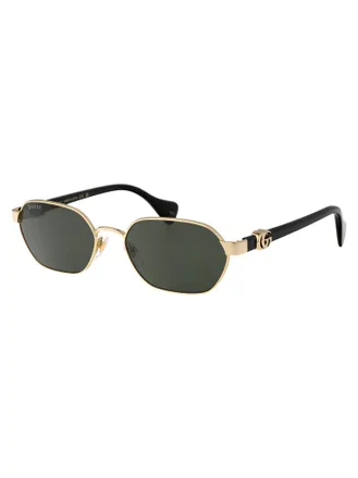 Gucci Womens Sunglasses Acetate Gold-Black-Grey Gold/black/grey