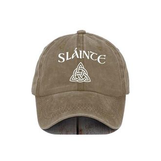 Generic St. Patricks Day Slainte Baseball Cap Slainte Ball Cap St Patrick Day Baseball Cap, kaki, M