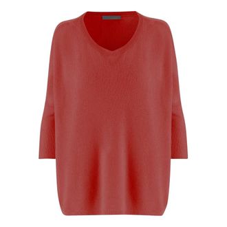 Allude Cashmere Pullover - - Knitwear - Damen - Rot - S