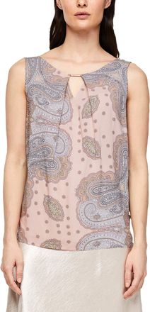 s.Oliver Black Label Damen 150.10.004.10.100.2010486 Bluse, Dusty Rose Paisley Print, 36