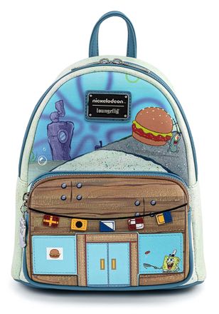 Loungefly Spongebob Squarepant Krusty Krab Womens Double Strap Shoulder Bag Purse