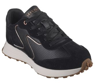 Skechers Sport Womens Premium Sneaker, Black, 5.5 W US