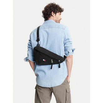 Tommy Jeans Umh&auml;ngetasche Tommy Jeans Tjm Urban Sling Bag AM0AM13392 Schwarz