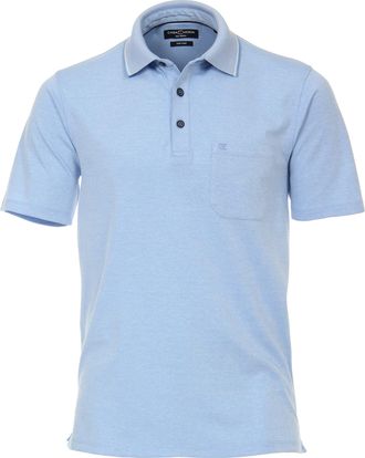 Casamoda Herren Polo-Shirt unifarben (993106500), Gr&ouml;&szlig;e:6XL, Farbe:Blau (102)