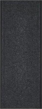 Andiamo Läufer Mitch strapazierfähig und robust - Schmutzfangläufer meliert mit Bordüre Florhöhe 6mm geeignet für Verwendung mit Saugroboter und Fußbodenheizu