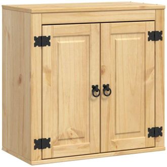 vidaXL Schrank SKI Honigbraun 60 x 32 x 40 cm Massives Kiefernholz vidaXL