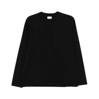 Arte Homme, Tops, Noir, Taille: XL Back Circle Logo Longsleeve