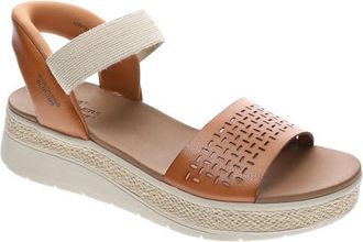 Skechers Femme Bobs Sun Ray Step Aside, Luggage Duraleather, 38 EU