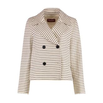 Max Mara Gestreifter- zweireihiger Blazer - - Jackets - Damen - Mehrfarbig - M
