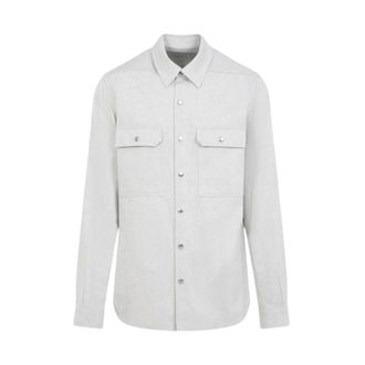 Rick Owens Herren, Shirts, Wei&szlig;, LGr&ouml;&szlig;e