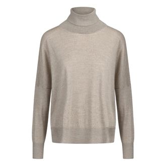 Gran Sasso Pull &agrave; col roul&eacute; - Femme - Pulls - Brun - Taille: 42 FR