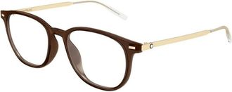 Montblanc Montblanc, Homme, Accessoires, Brun, Taille: 53 MM Mb0448Oa 004 Optical Frame