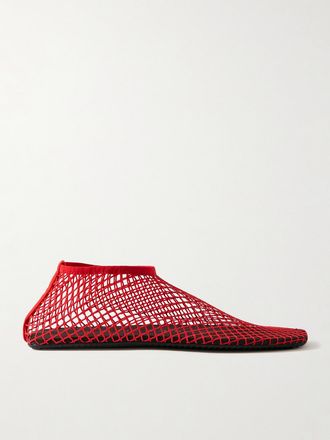 CHRISTOPHER ESBER Flache Schuhe Aus Mesh - Rot