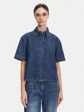 French Connection Jeanshemd 72NZD Blau Regular Fit