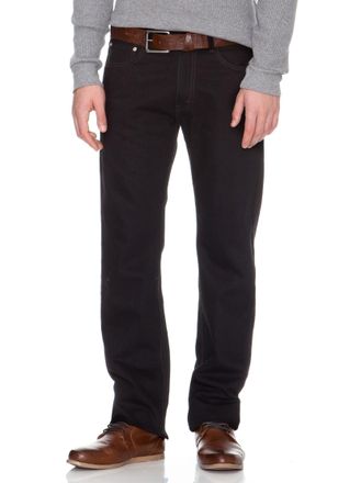 Levi's Herren 505 Regular Fit StraightJeans, Schwarz, 36W / 34L