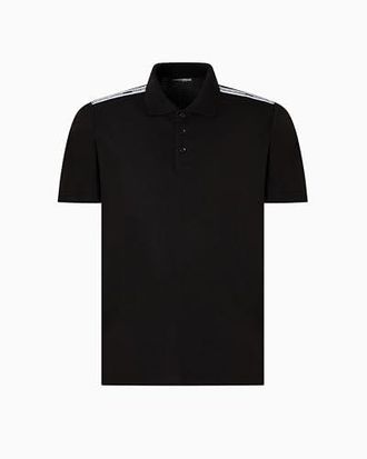 Emporio Armani Polo Beachwear, Noir, L Homme