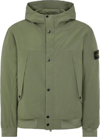 Stone Island Leichte Softshell-R Jacke - - Jackets - Herren - Gr&uuml;n - S