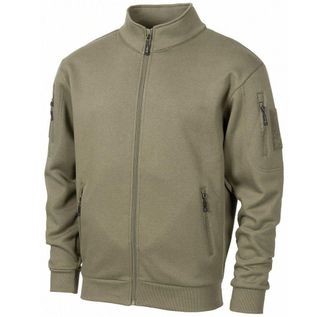 MFH Sweatjacke Sweatjacke, Tactical, coyote tan - M Kopfh&ouml;rerausgang