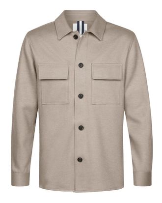 Profuomo Overshirt aus einem Wollgemisch mit Brusttaschen in
