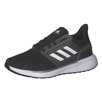 adidas Homme EQ19 Run Shoes, Core Black / Cloud White / Iron Metallic, 43 1/3 EU