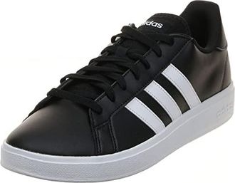 adidas Homme Grand Court Base 2.0 Shoes Chaussures, Core Black/Cloud White/Core Black, 45 1/3 EU