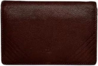 Saint Laurent unisex, Pre-owned, Brun, Taille: ONE Size Portefeuille en cuir Pre-owned