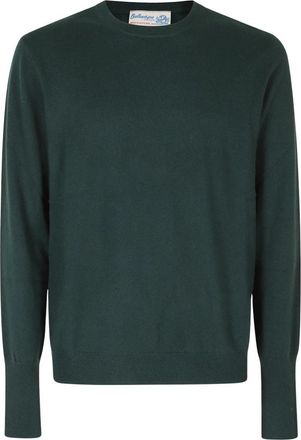 Ballantyne Rundhals-Pullover - - Knitwear - Herren - Gr&uuml;n - XL