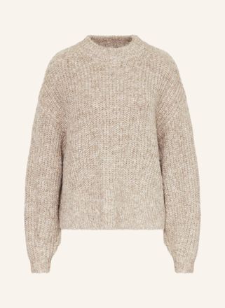 OPUS Pullover Paliet Mit Pallietten beige