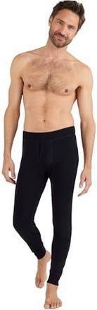 Damart Caleçon Long Ouvert Thermolactyl Sensitive, 2 statures Homme Noir Taille XXL (110-117)
