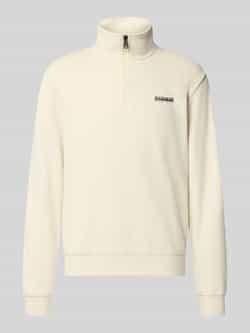 Napapijri Relaxed Fit Sweatshirt aus elastischem Baumwoll-Mix