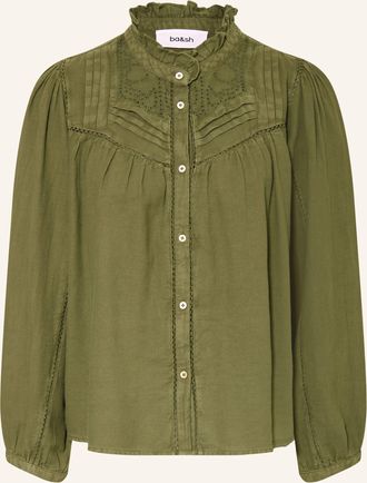 BA&SH Ba&Sh Bluse Gilda Mit R&uuml;schen gruen