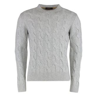 Moorer Strickware - - Knitwear - Herren - Grau - M