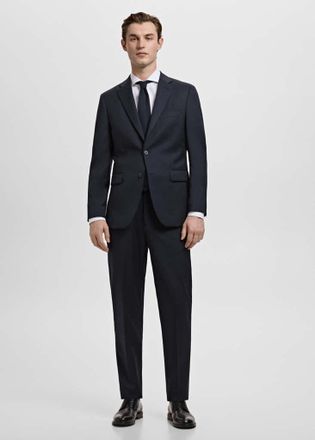 Mango Chemise costume coton slim-fit blanc - Homme - XXL - MANGO MAN