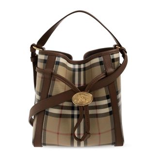 Burberry Femme, Sacs, Brun, Taille: ONE Size Mini Bucket Bag &agrave; Carreaux