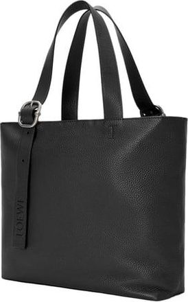 Loewe Loop zipped tote en cuir de veau grain&eacute; souple