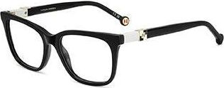 Carolina Herrera Femme, Accessoires, Noir, Taille: ONE Size Rectangle Optical Frame