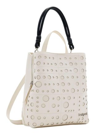 Desigual Womens Accessories PU Backpack MEDIUM, wei&szlig;