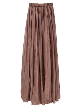 Rick Owens Womens Multicolor Silk Long Dress