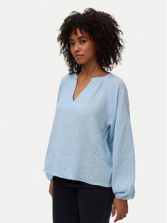 Vero Moda Bluse Natali 10342739 Hellblau Regular Fit