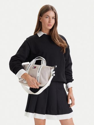 Tommy Jeans Handtasche Tommy Jeans Tjw Ess Daily Mini Tote AW0AW18460 Beige