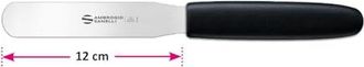 Sanelli Ambrogio Ambrogio Sanelli, Linie Supra, Präzisionsspachtel für Gebäck mit 12 cm Klinge aus Edelstahl, Griff aus SEBS praktisch und ergonomisch, MOCA zertifizie