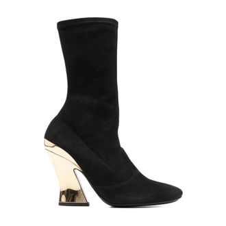 Givenchy 100mm Skulpturierte Stiefel - - Shoes - Damen - Schwarzk - 37 EU