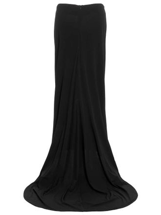 Magda Butrym Asymmetrical Long Skirt - Black