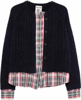 Semicouture Cardigan - Bleu Fonc&eacute;
